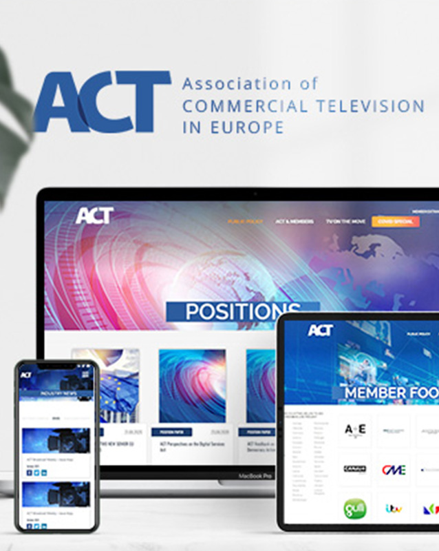 ACT - Assoc. télévision com. Europe - Vinch Atelier